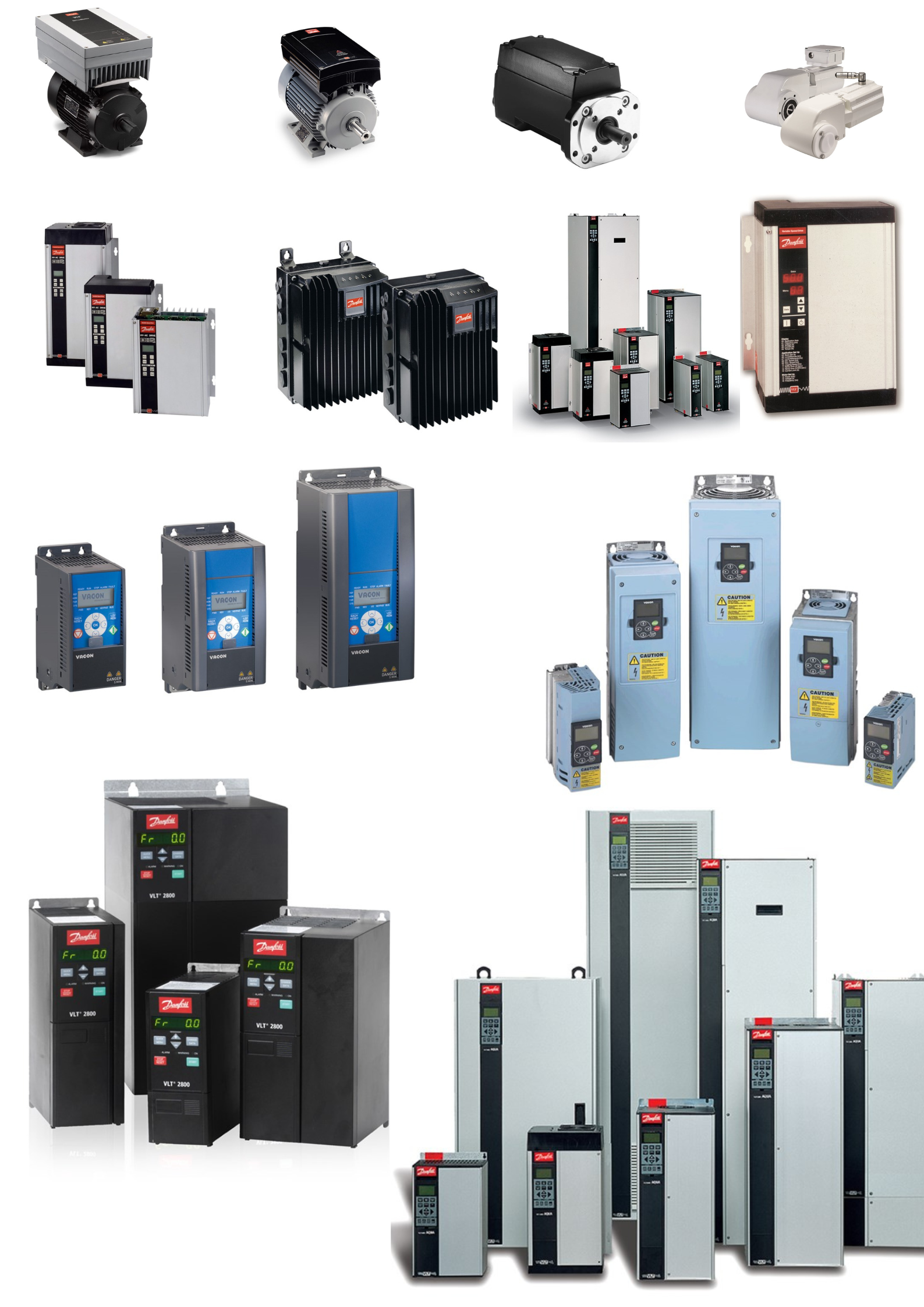 VLT and VACON Drives - Textile dyeing machinery parts supplier